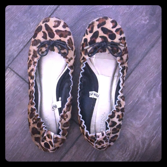 Merona | Shoes | Merona Leopard Flats | Poshmark